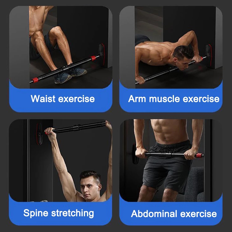 300kg Adjustable Door Horizontal Bars Home Workout Gym Chinupbar Pull ...