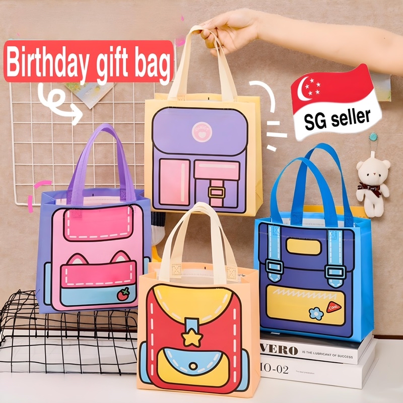 SG Ready Stock Cute Goodie Gift Bag Children’s Day Gift Packaging ...