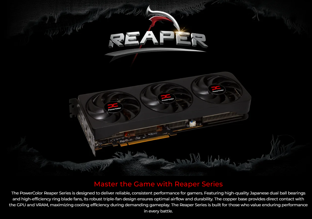 POWERCOLOR AMD RADEON RX 9070 / 9070 XT - REAPER / HELLHOUND / RED ...