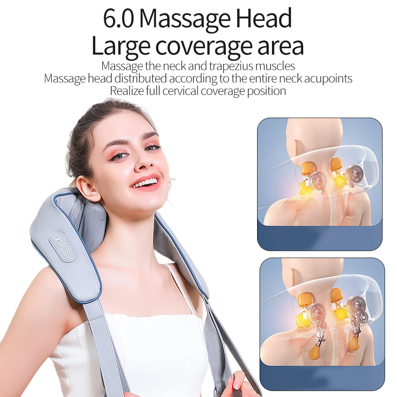 【SG seller】 Deep Kneading Neck Shoulder Massager Leg Arm Body Foot back ...