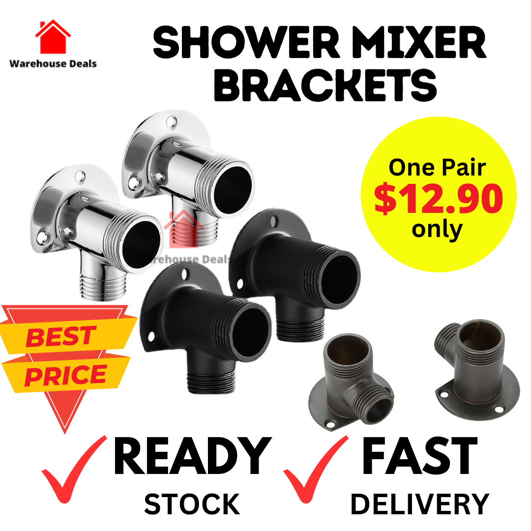 Shower Mixer Bracket Exposed Piping Back Plate Elbow Bracket | Shopee ...