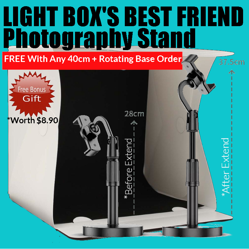 PULUZ 40cm 30CM Light Box Photography Photo Studio Box. Ring LED ...