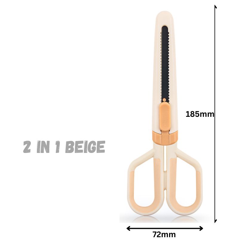 Teflon Non-stick Scissors Utility Knife, Household Tools Essential ...