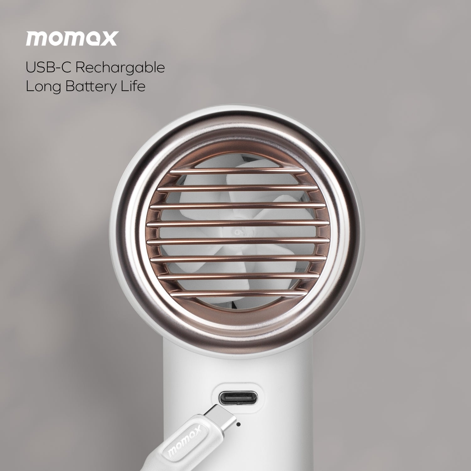 Momax IF15 Ultra Freeze Ice Handheld High Speed Fan | Shopee Singapore