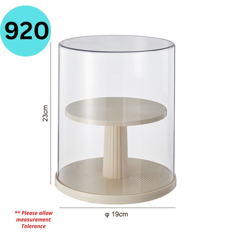 Anti-dust Storage Box,360°Transparent Acrylic Rotating Display Blink ...