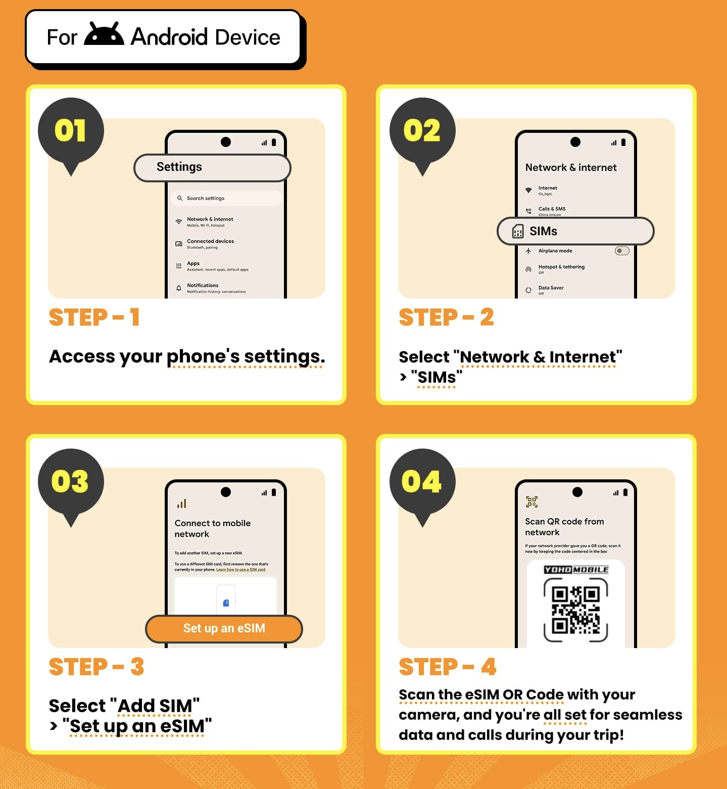 [Yoho] Indonesia eSIM No Daily Limit 3GB 5GB 10GB 20GB 30 Days Yoho ...