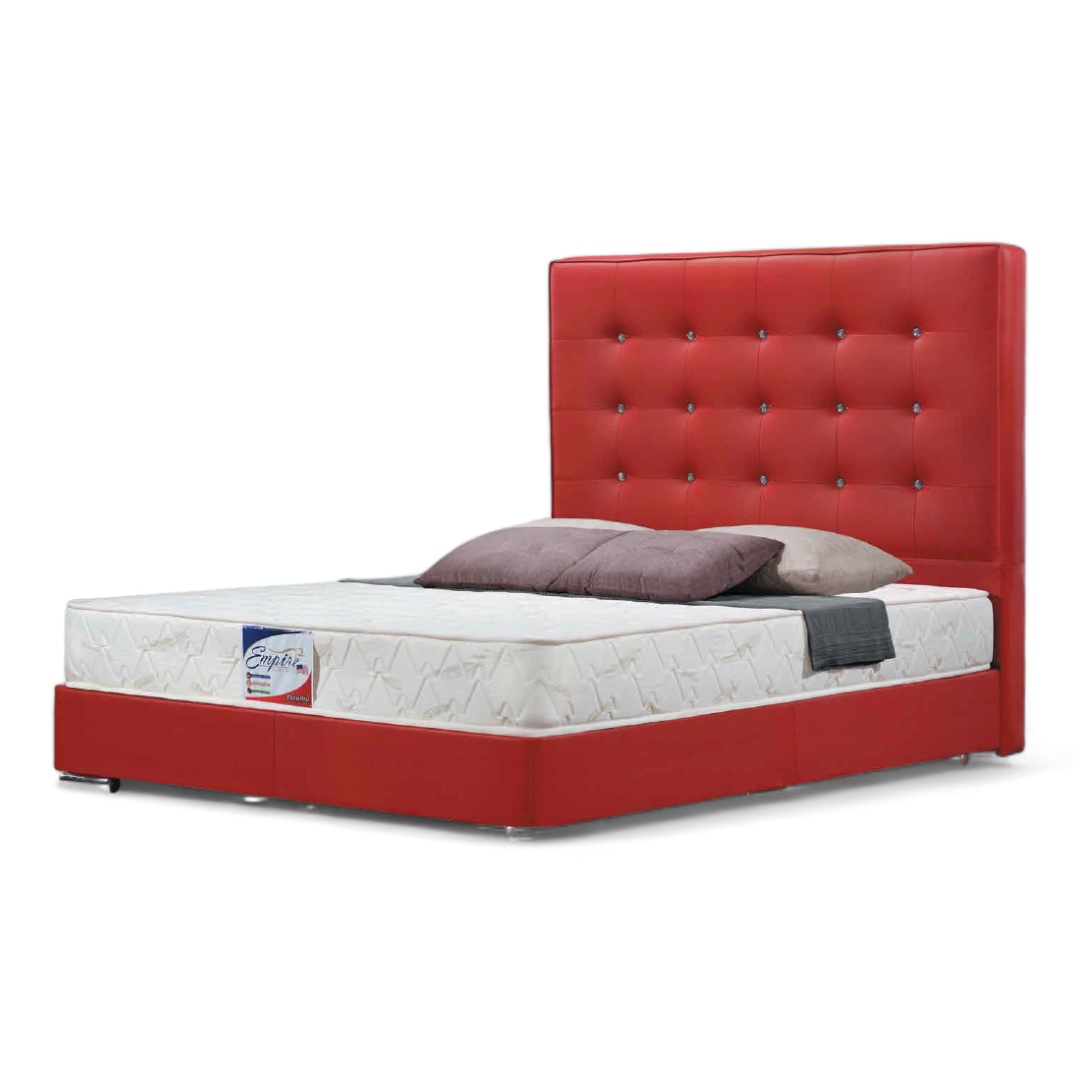 INNDESIGN Divan PVC Leather Bedframe (ALL SIZES) | Shopee Singapore