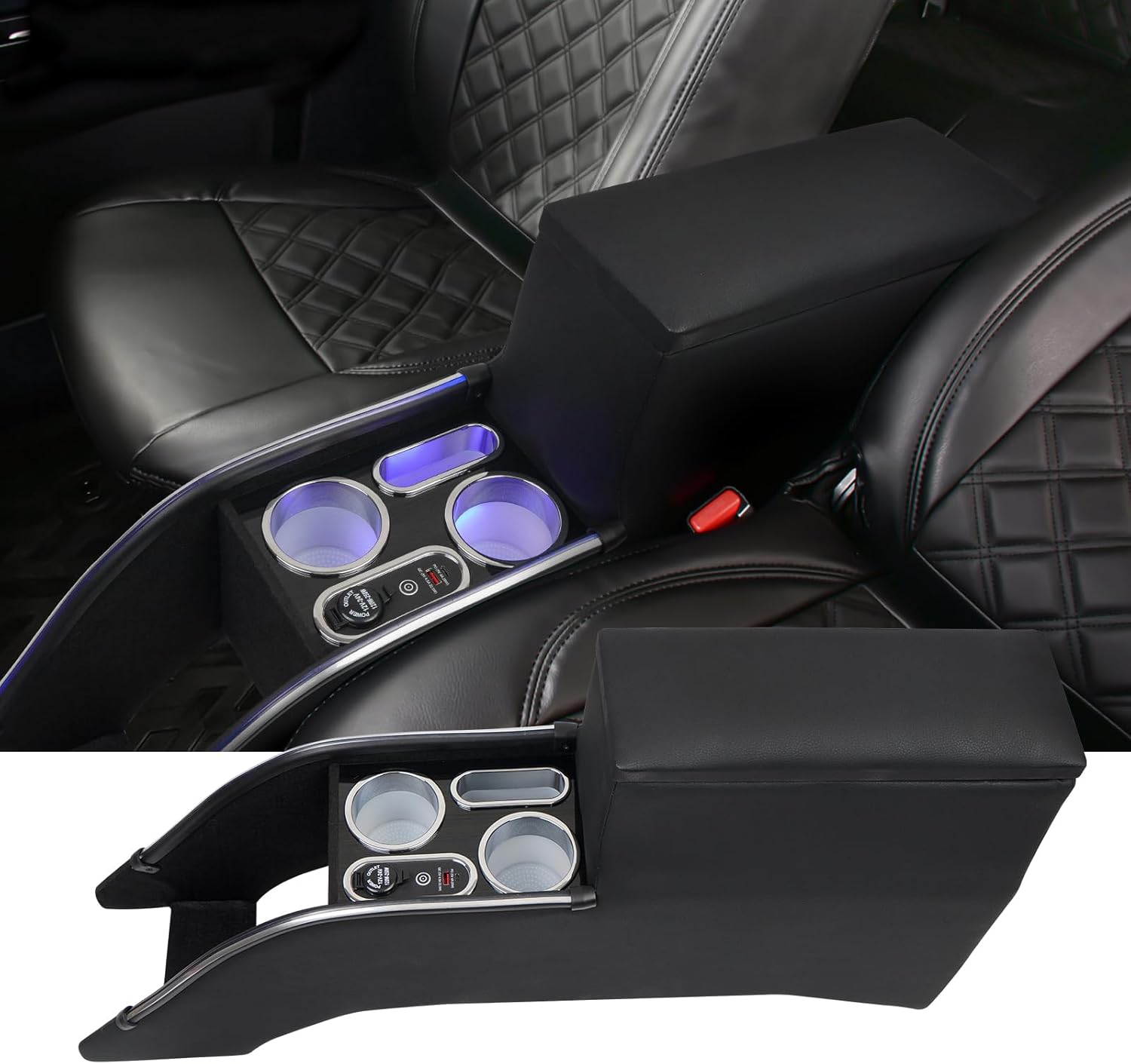 2024 Honda Freed GT 5-8 High Armrest Console Storage Box Organizer With ...