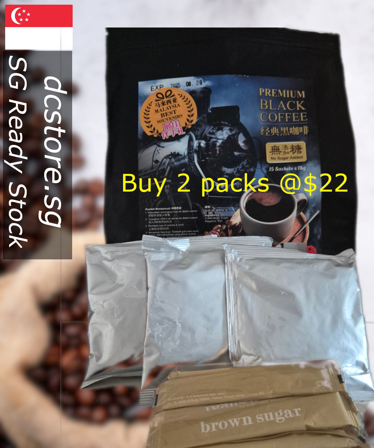 Premium Black Coffee - No Sugar. IPOH MMJ Premium Black Coffee Kopi 15 ...