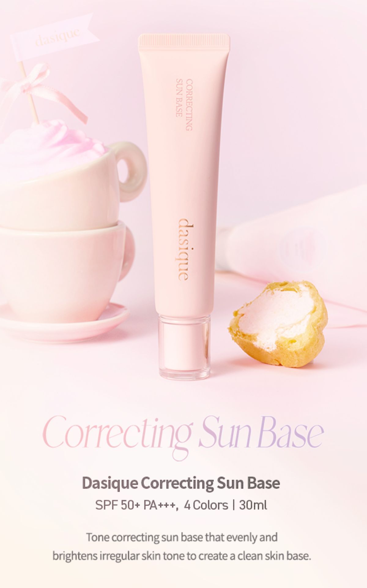 [Dasique] Correcting Sun Base / SPF50+ PA+++ / 30ml | Shopee Singapore