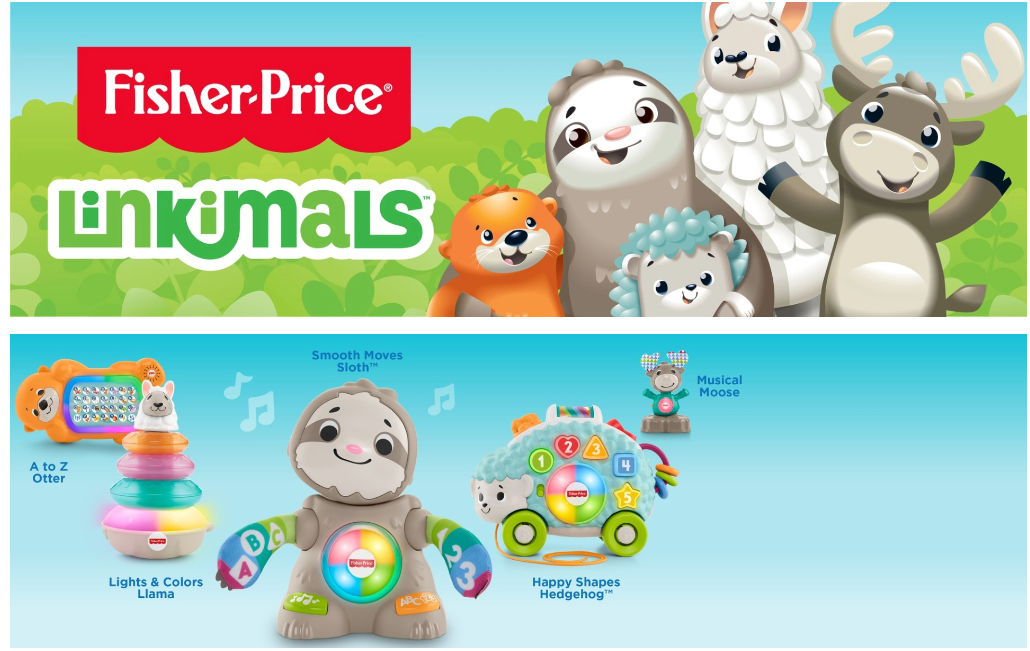 Fisher-Price Linkimals Smooth Moves Sloth Baby Electronic Learning Toy ...