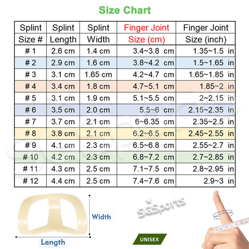 Finger Splint Waterproof Finger Brace for Trigger Finger Arthritis ...