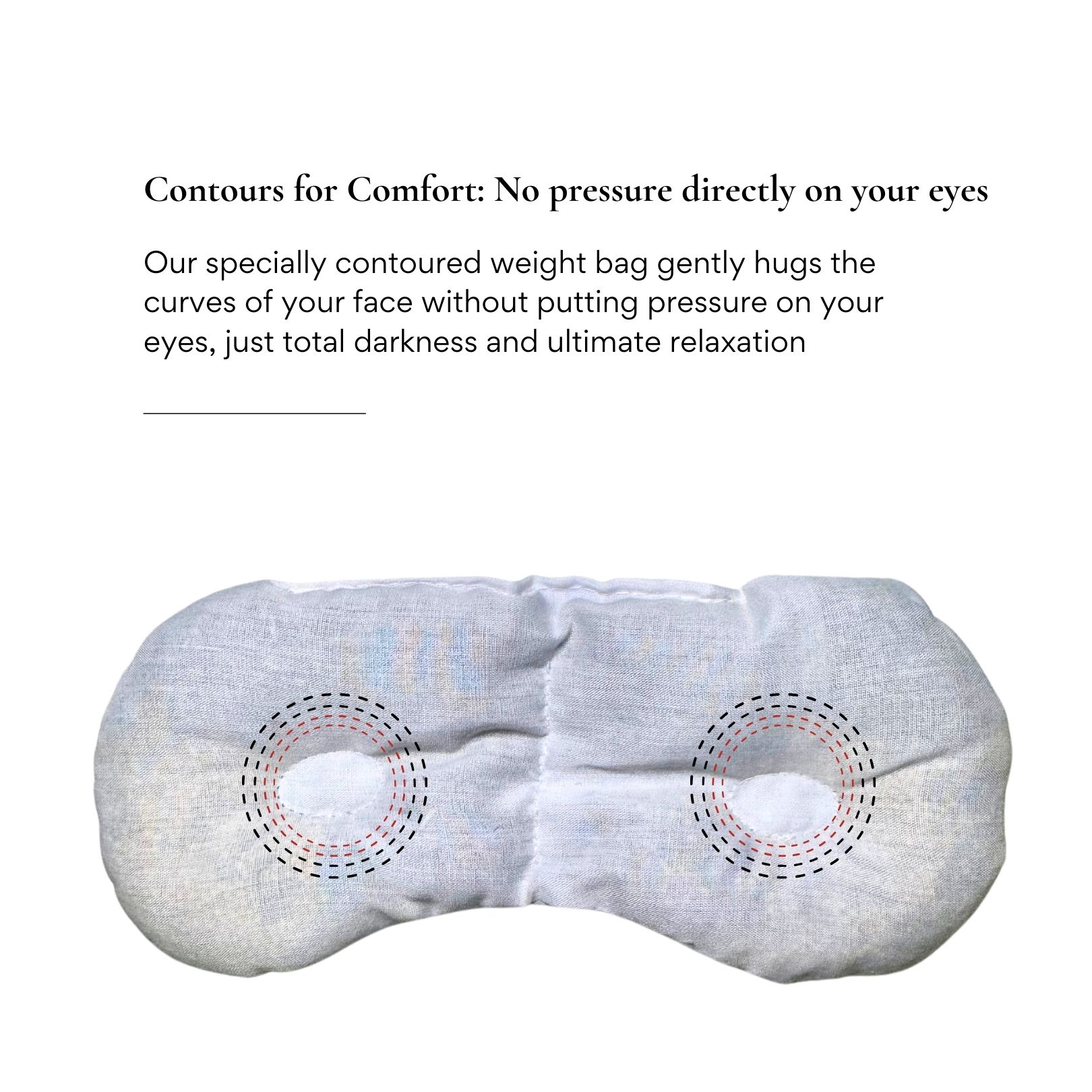LaSleep Weighted Eye Mask | For Sleeping | Deep Relaxation & Stress ...