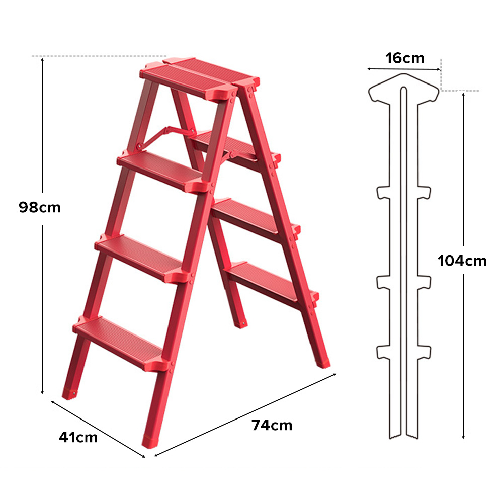 (JIJI.SG) SHAN Step Ladder / Foldable / Aluminium Alloy / 3 4 Steps ...