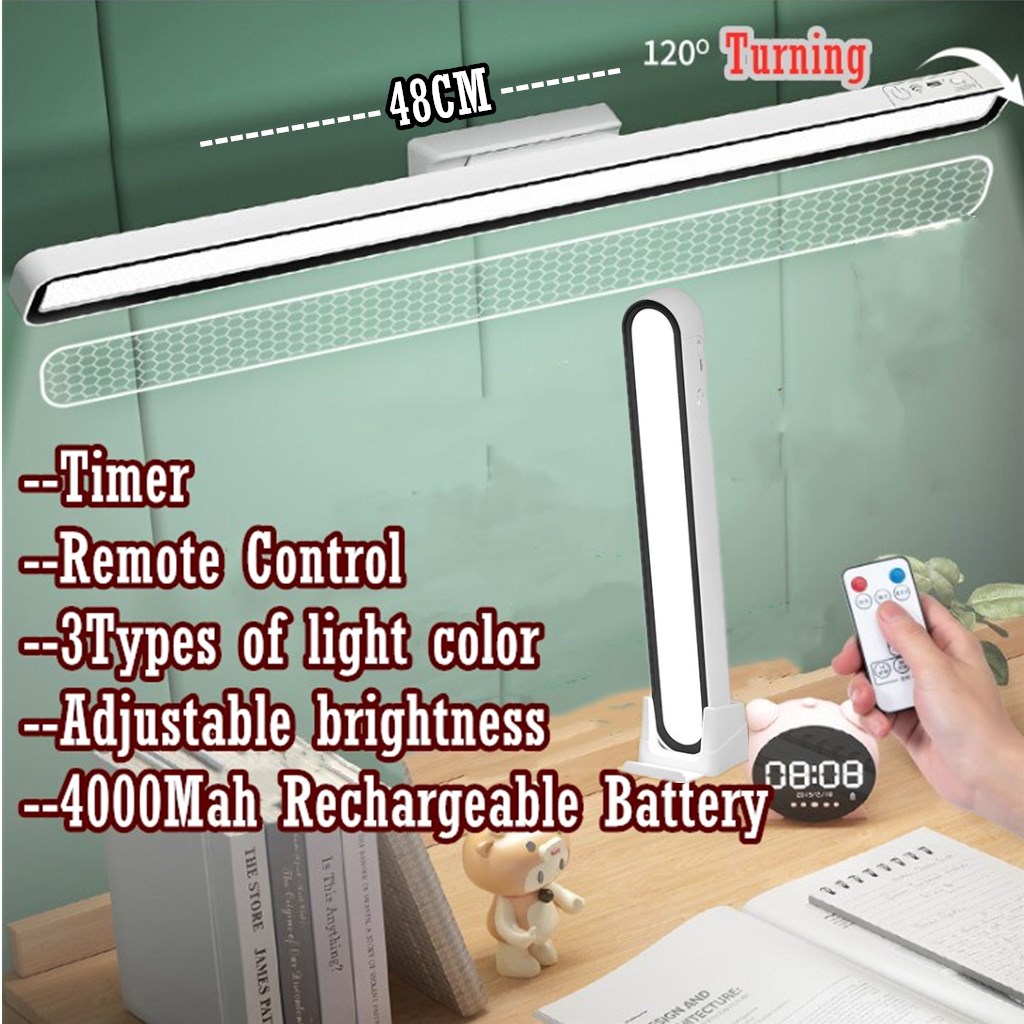 4000Mah 26/42/48/55cm Rechargeable USB LED Table Lamp Rechargeable ...