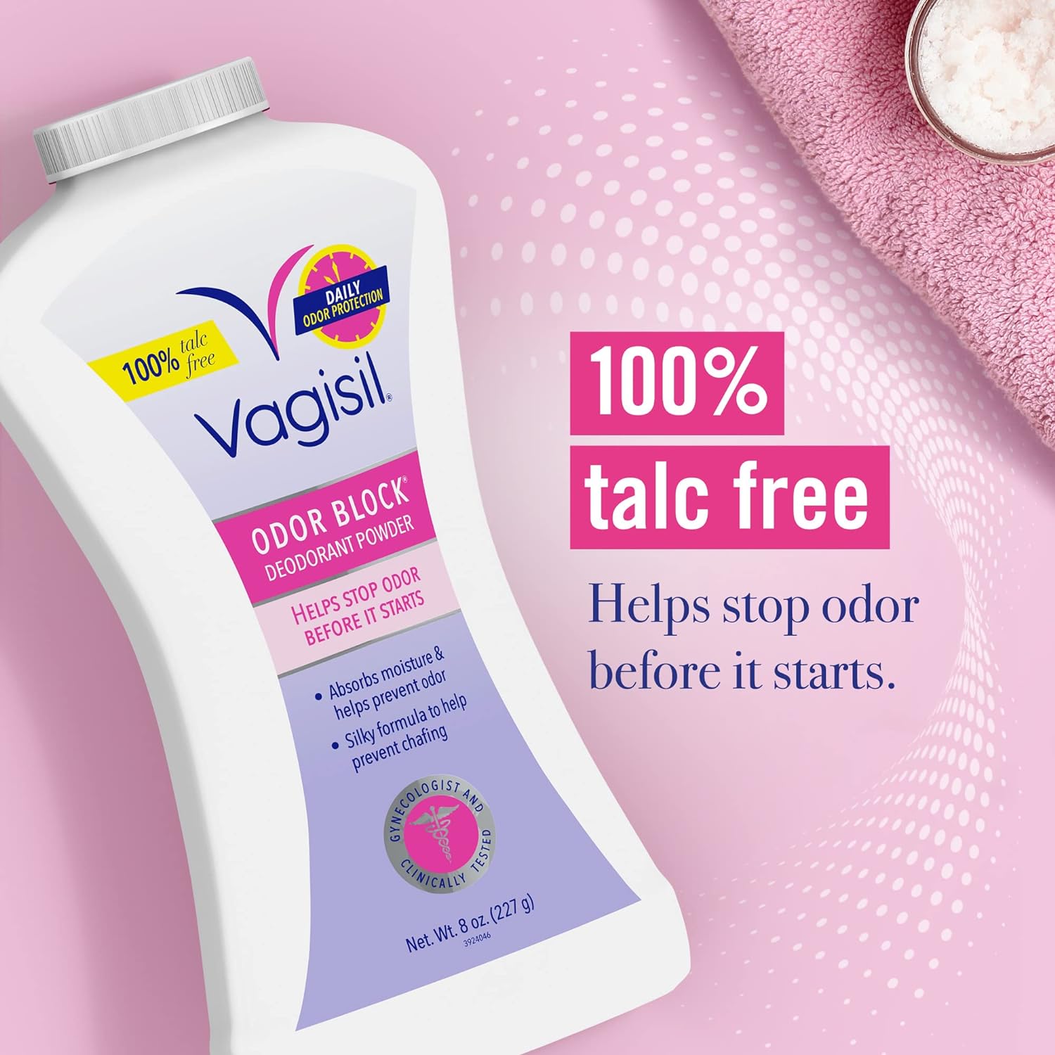 [ SPLENDIDEALS SG ] VAGISIL DAILY INTIMATE POWDER 226G - ODOUR BLOCK ...
