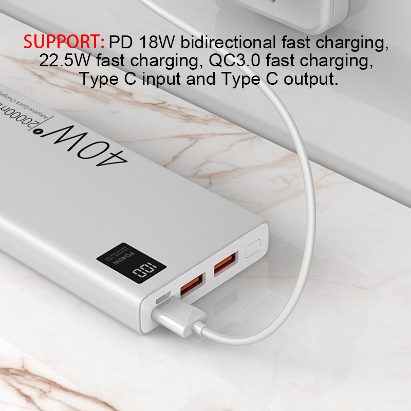 【CCC Certification】40W 20000mAh Super Fast Charge Powerbank Flash ...