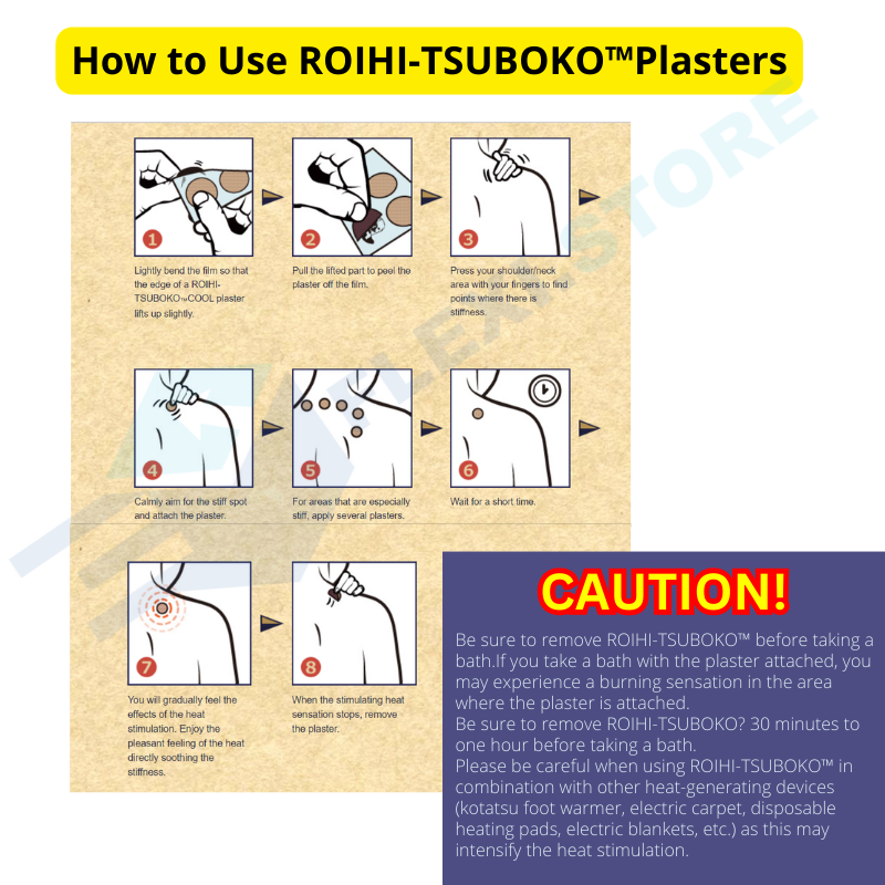 NICHIBAN Roihi Tsuboko Pain Relief Patches - Import from Japan HOT ...