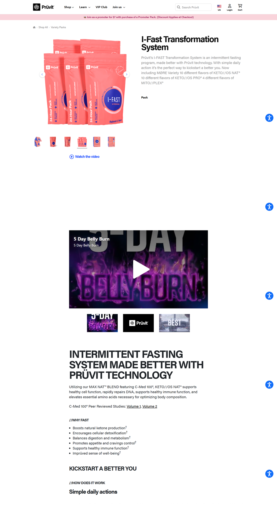 [𝗥𝗲𝗮𝗱𝘆 𝗦𝘁𝗼𝗰𝗸] Pruvit I-FAST Transformation System | Shopee Singapore