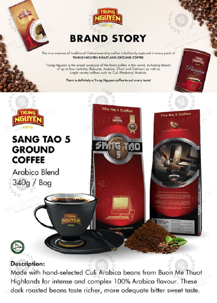 [SG STOCK] Ground Coffee Sang Tao 5 ~ Arabica (Fine & Delicate) 340g ...