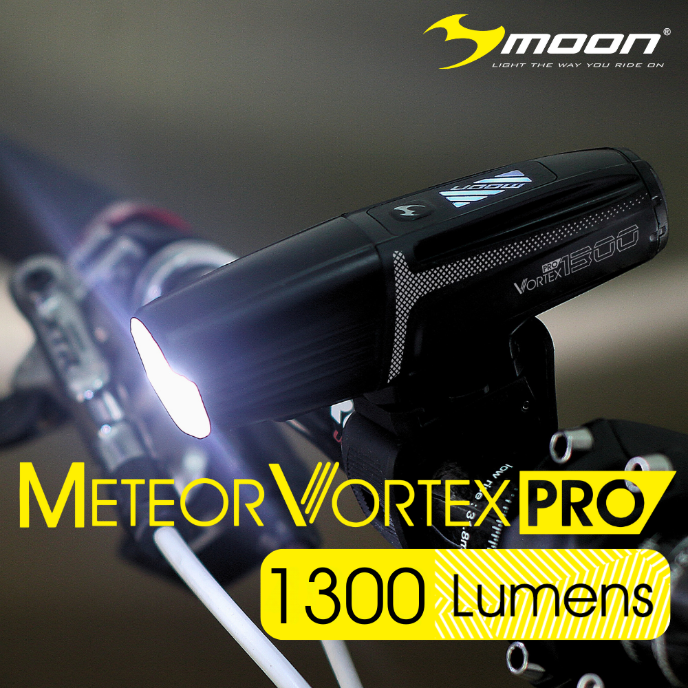 Moon Meteor Vortex Pro 1300 Lumens Bicycle Light | Shopee Singapore