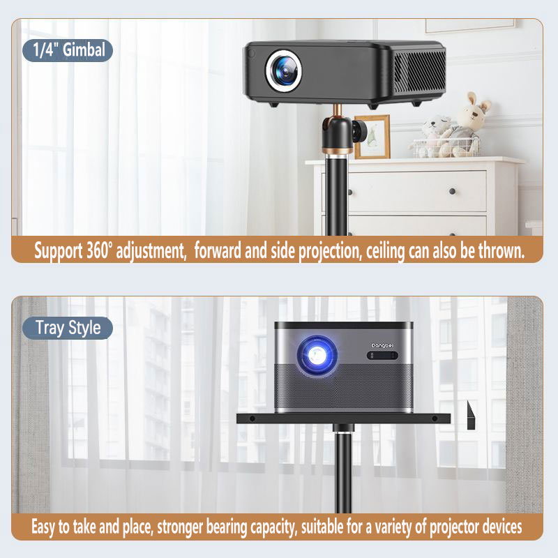 Universal Mini Projector Stand Room Saving Projector Mount Monopod ...
