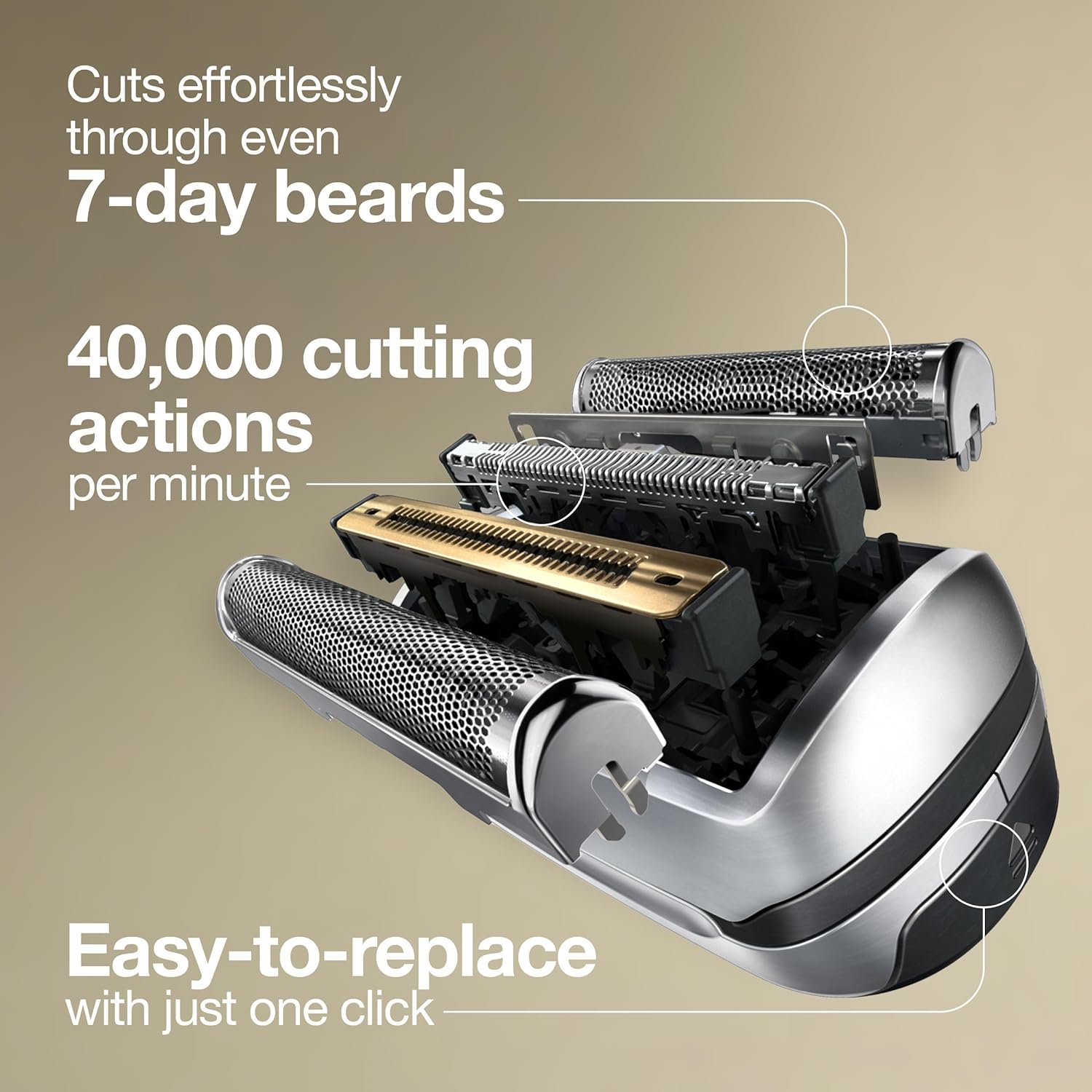 Braun Series 9 92B 92S Electric Shaver Replacement Foil and Cassette ...