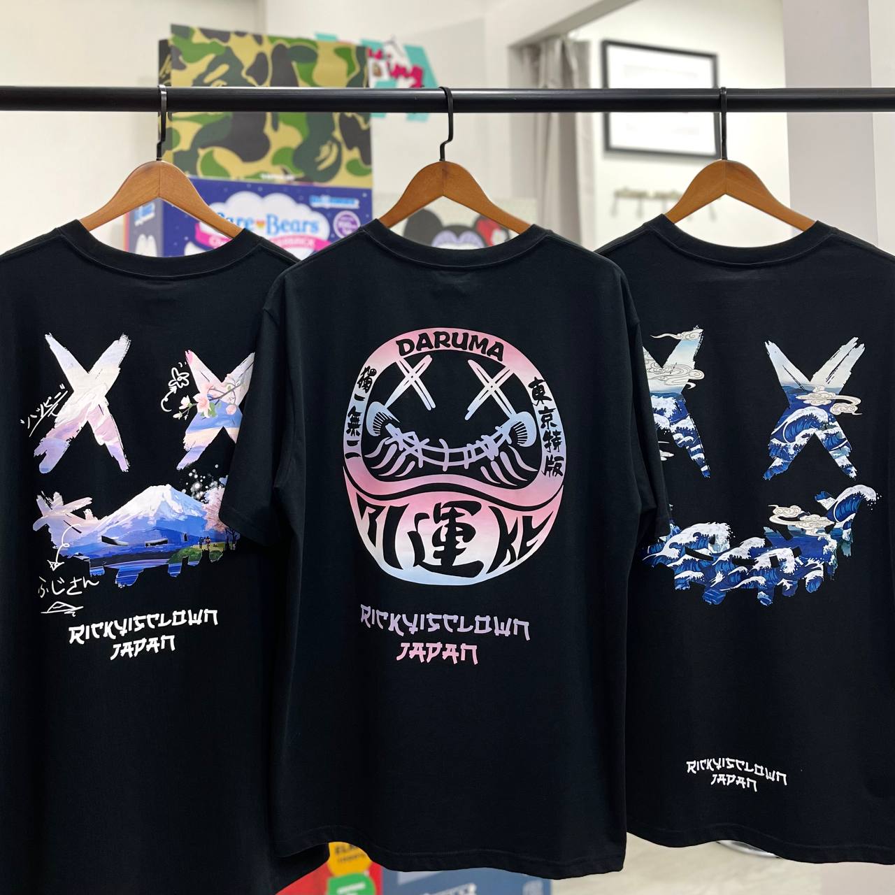 Authentic Rickyisclown Japan RIC Ricky Is Clown Reflective Daruma ...