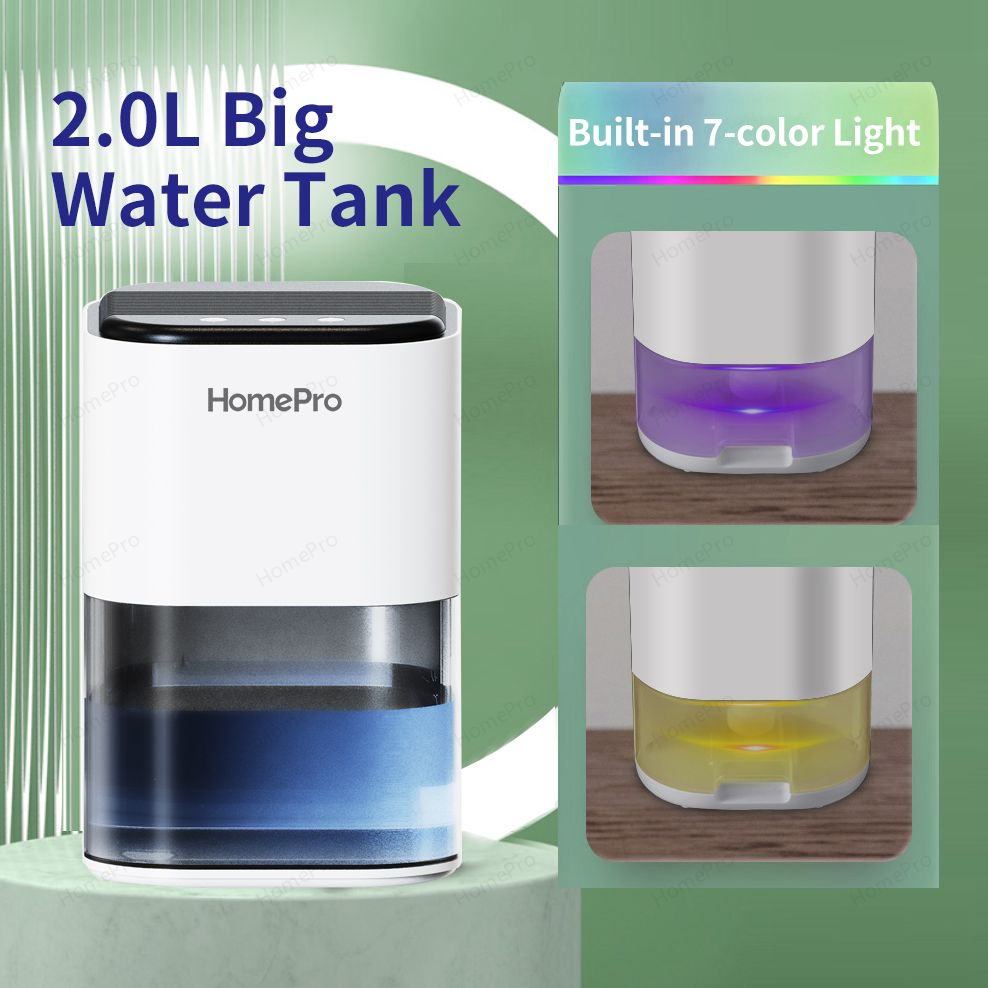 【Ready Stock in SG】HomePro DHU2000 Dehumidifier/2L Tank/500-600ml/day/Compact Size/1 Year SG ...