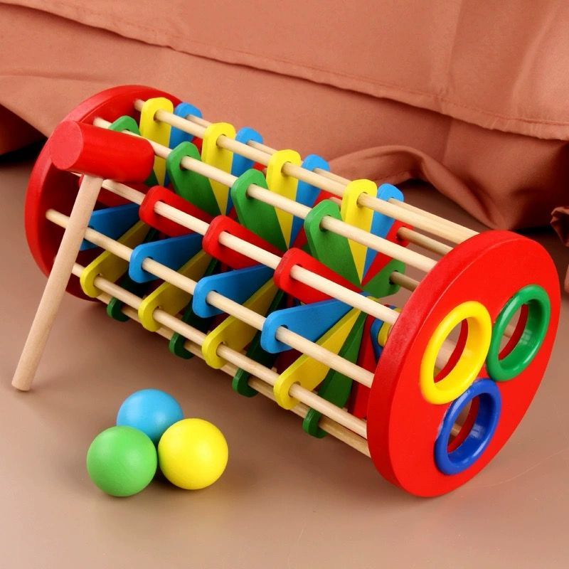 Kids Toys Children Toys Tap Ball Drop Ladder Knock The Ball Falls ...