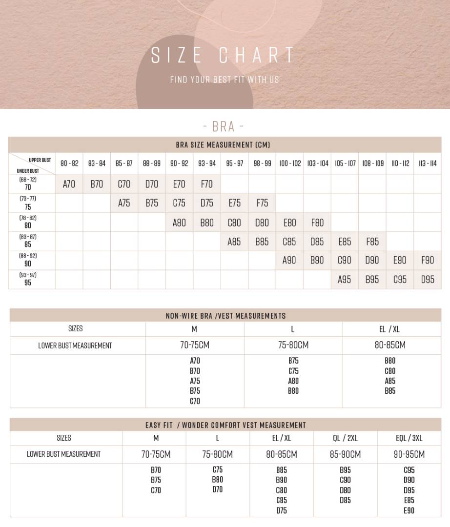 Sorella Hera Geometry Demi Cup Bra S10-29969 | Shopee Singapore