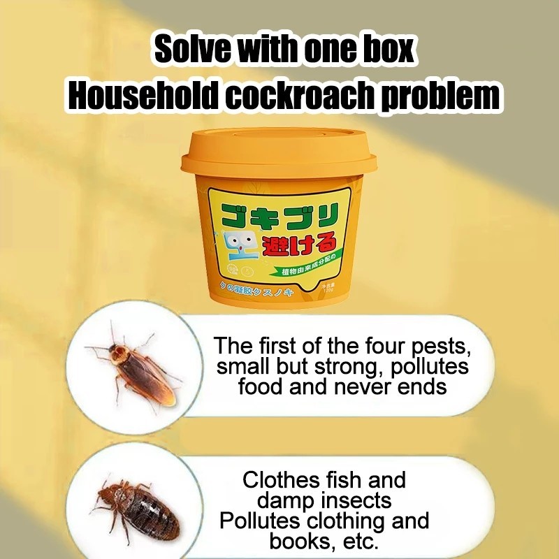 【SG STOCK】Plant-based Cockroach Repellent Magic Box Effective Cockroach ...