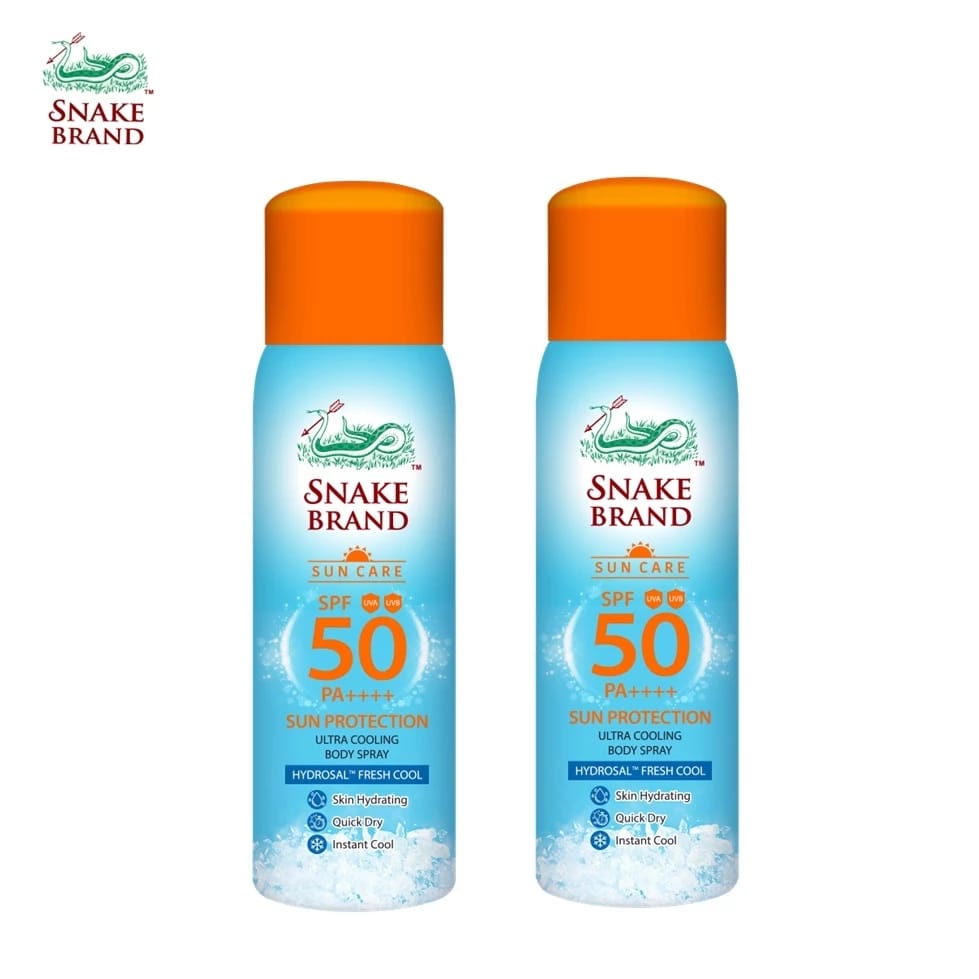 Snake Brand Sun Care Sun Protection Body Spray SPF 50 PA++++ 30ml ...