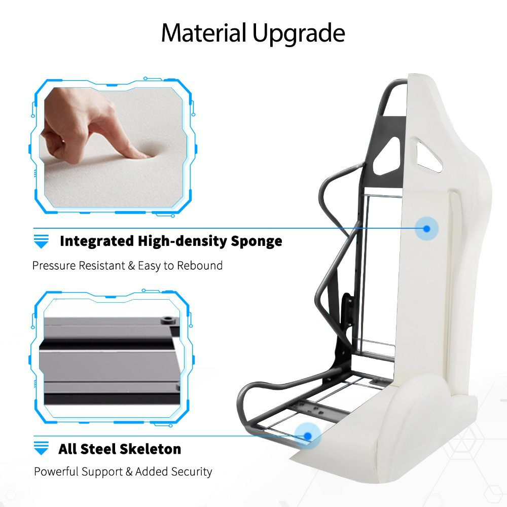 Adjustable Office Chair Ergonomic Gaming Chair Without / With Foot Rest ...