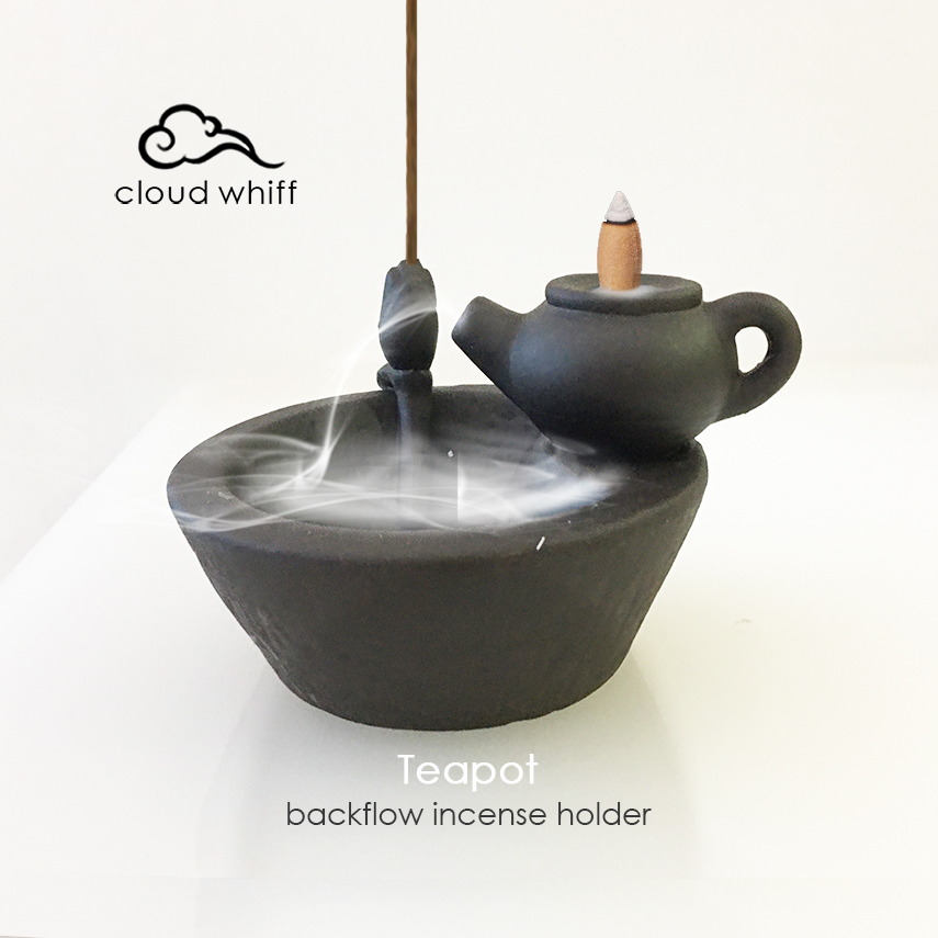 【SG】Backflow Cone Burner + Incense Holder - Teapot design | Shopee ...