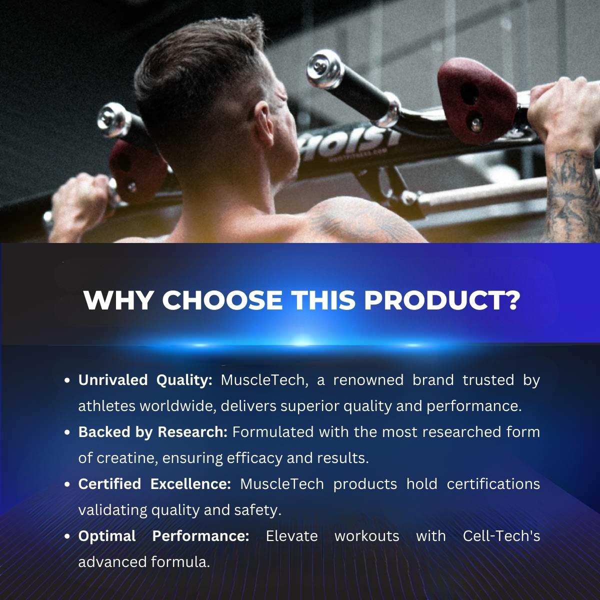 MuscleTech Cell Tech, Creatine HCI, Free-Acid Creatine, Increase ...