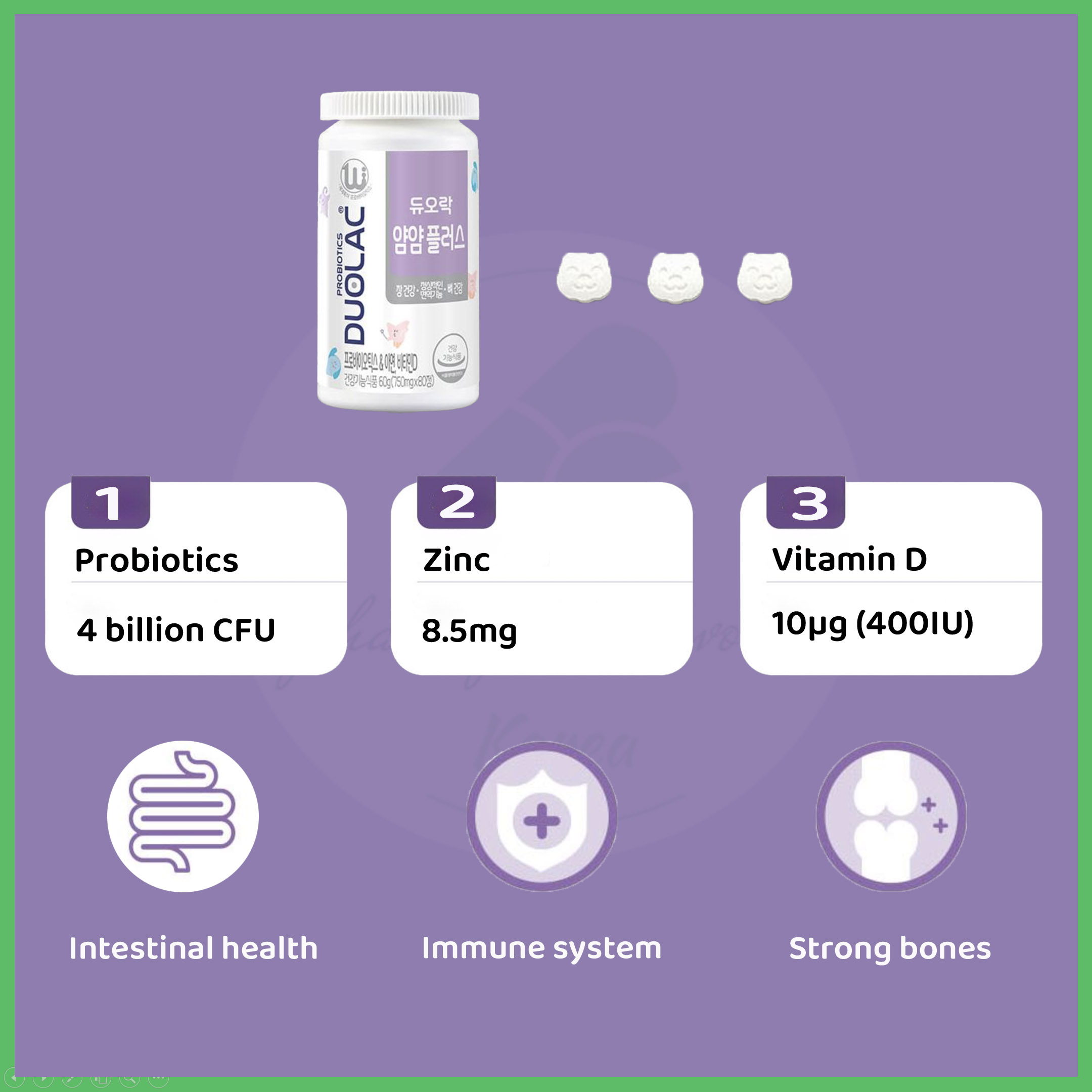 Duolac Probiotics Yamyamplus Improved digestive function, relieved ...