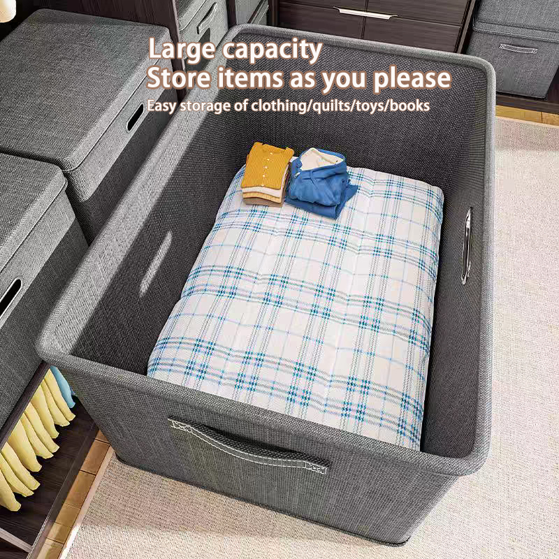 Folding storage box clothes storage box household fabric sorting box ...