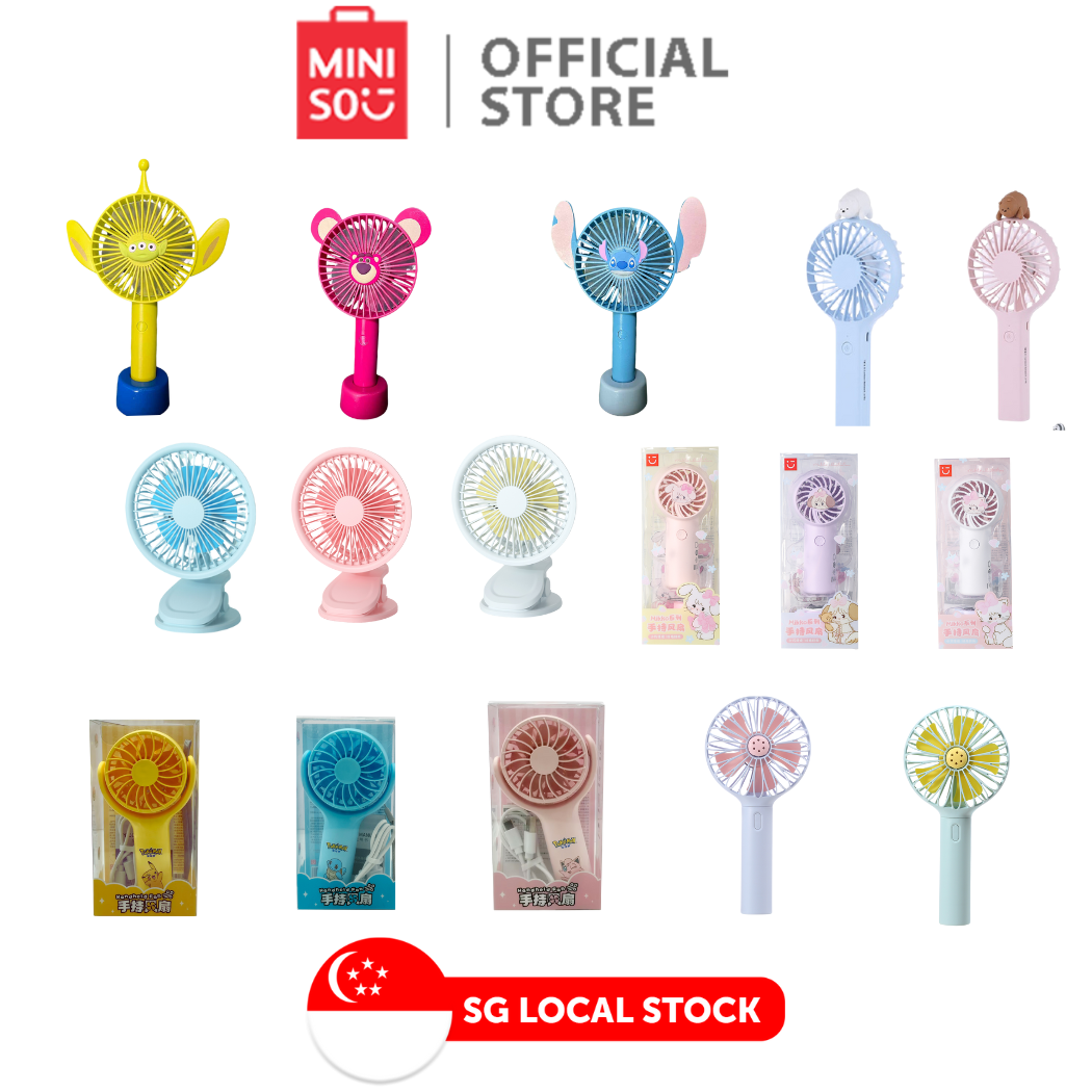 MINISO Disney 1200mAh Handheld Fan Collection (Pixar Lotso/Pixar Alien ...