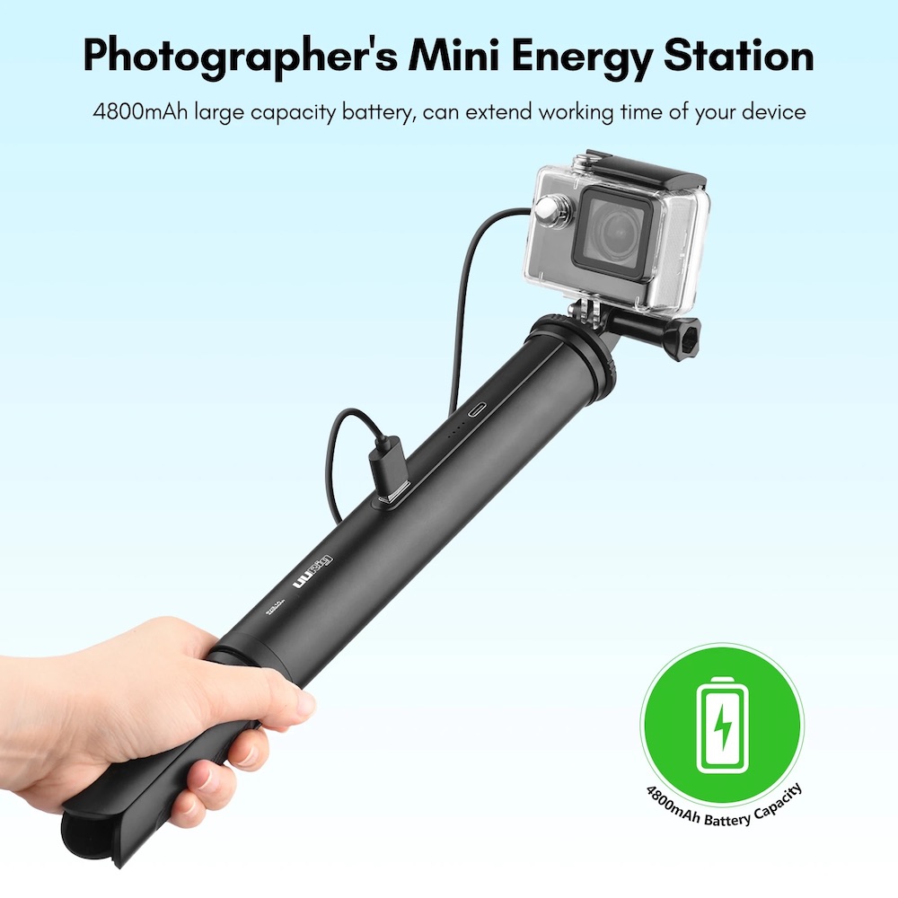 Ulanzi UURIG A0010 4800mAh Powerbank Hand Grip Extendable Tripod Selfie ...