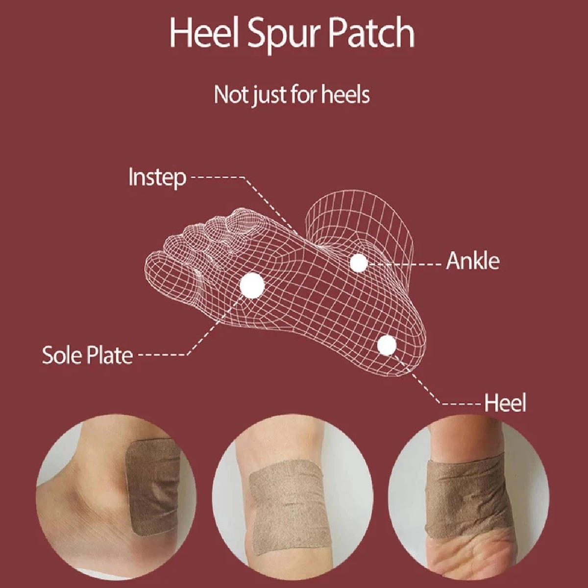 🇸🇬Koala Home🔥Heel Pain Patch Fascial Bone Spur Achilles Tendon ...