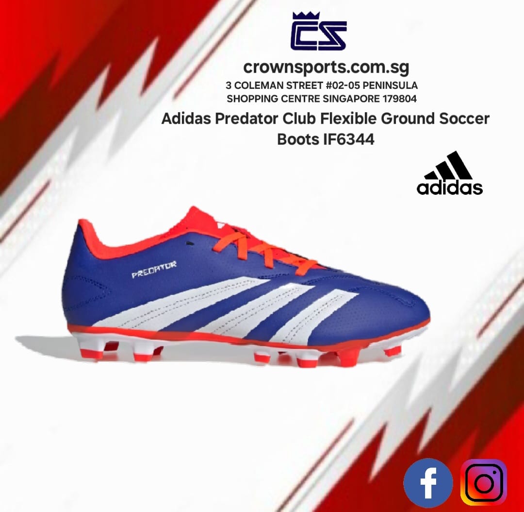 Adidas Predator Club Flexible Ground Soccer Boots IF6344 | Shopee Singapore