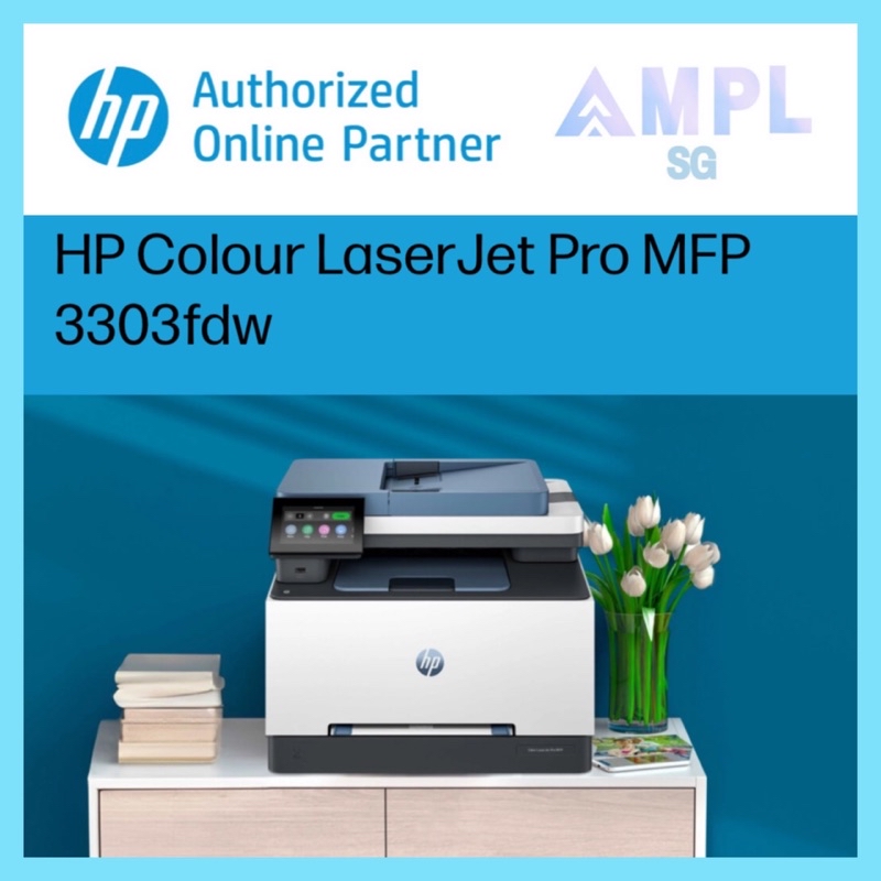 HP Color LaserJet Pro MFP 3303fdw | 3303sdw | Print, copy, scan Duplex ...