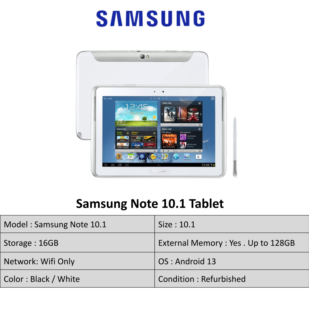 Samsung Tab S Pro Tablet 10.5" / Note Pro 10.1" / 2 In 1 Tablet / Local ...