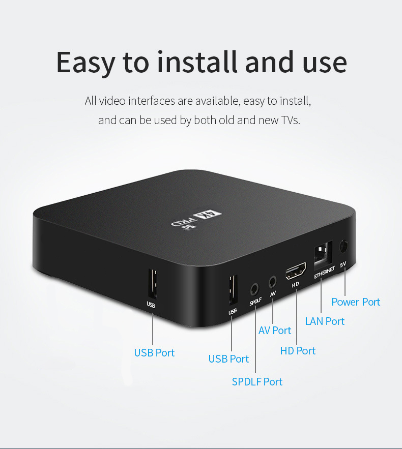 【READY STOCK】MXQ Pro Android 10.1 Smart TV Box 4K Media Player Set-top ...