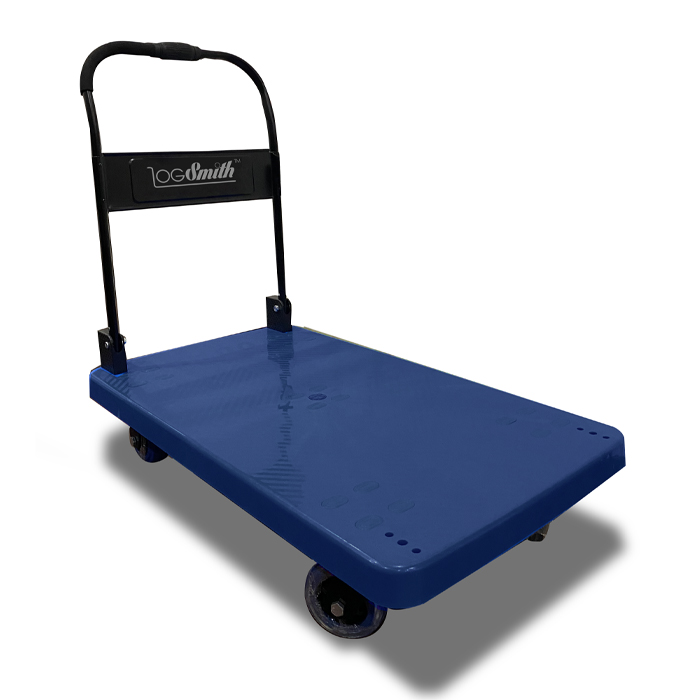 *EASY FOLD* 600kg Foldable Plastic Folding Trolley Push Cart Hand Truck ...