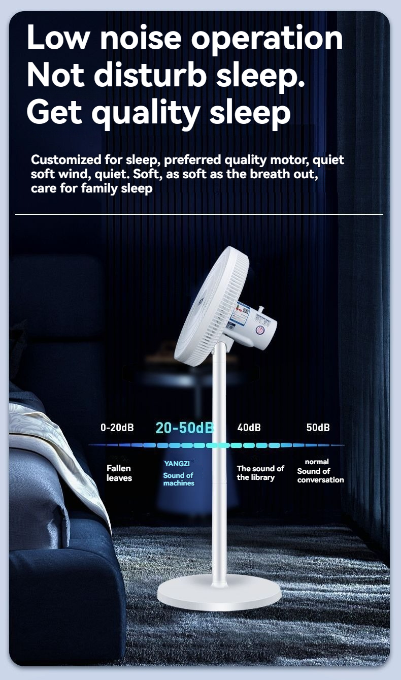 Premium 2IN1 Smart Adjustable Standing Floor Fan/Air Circulation Fan ...