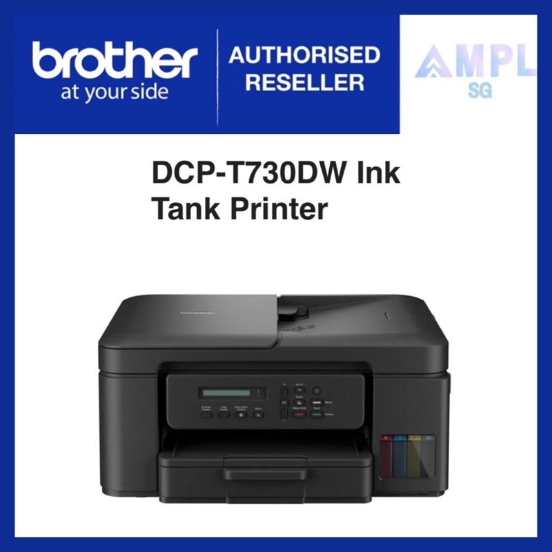 NEW DCP-T730DW Ink Tank Printer | Print Scan Copy | Auto 2-sided (Duplex) printing | ADF | Wifi ...