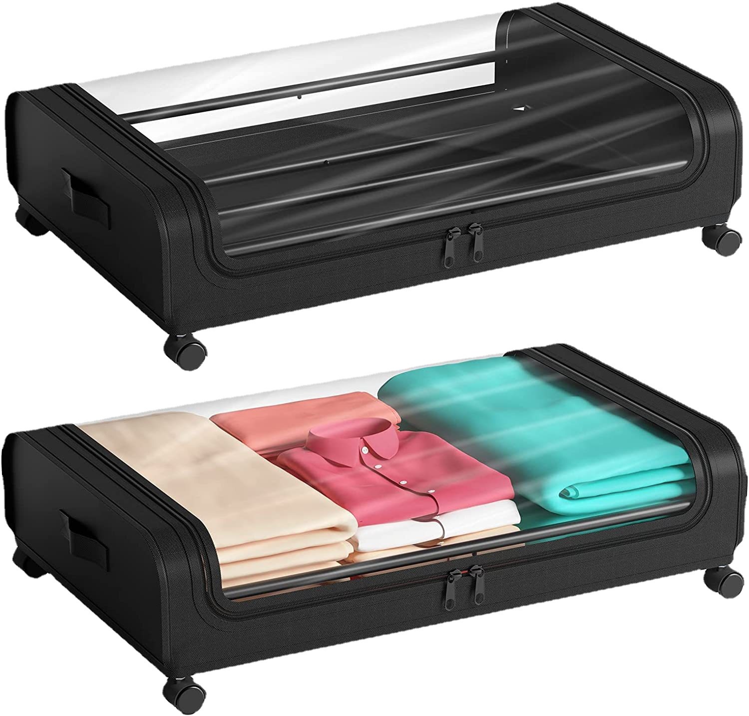 【Sg】Under Bed Storage Box Under Bed Storage Rack Under Sofa Clothing ...