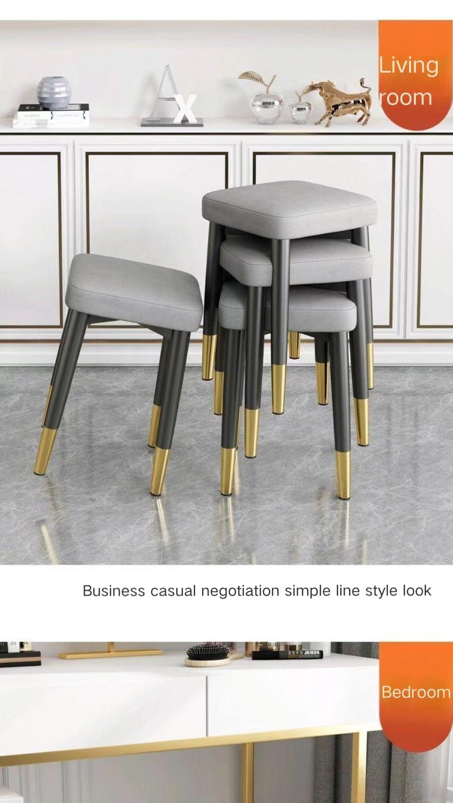 【Some Sg Stock】Dining Stool Stackable Stool Cushion Stool Stool Nordic ...